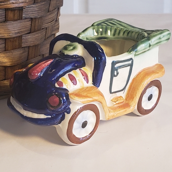 Vintage | Accents | Vintage Hand Painted Model A Car Planter | Poshmark